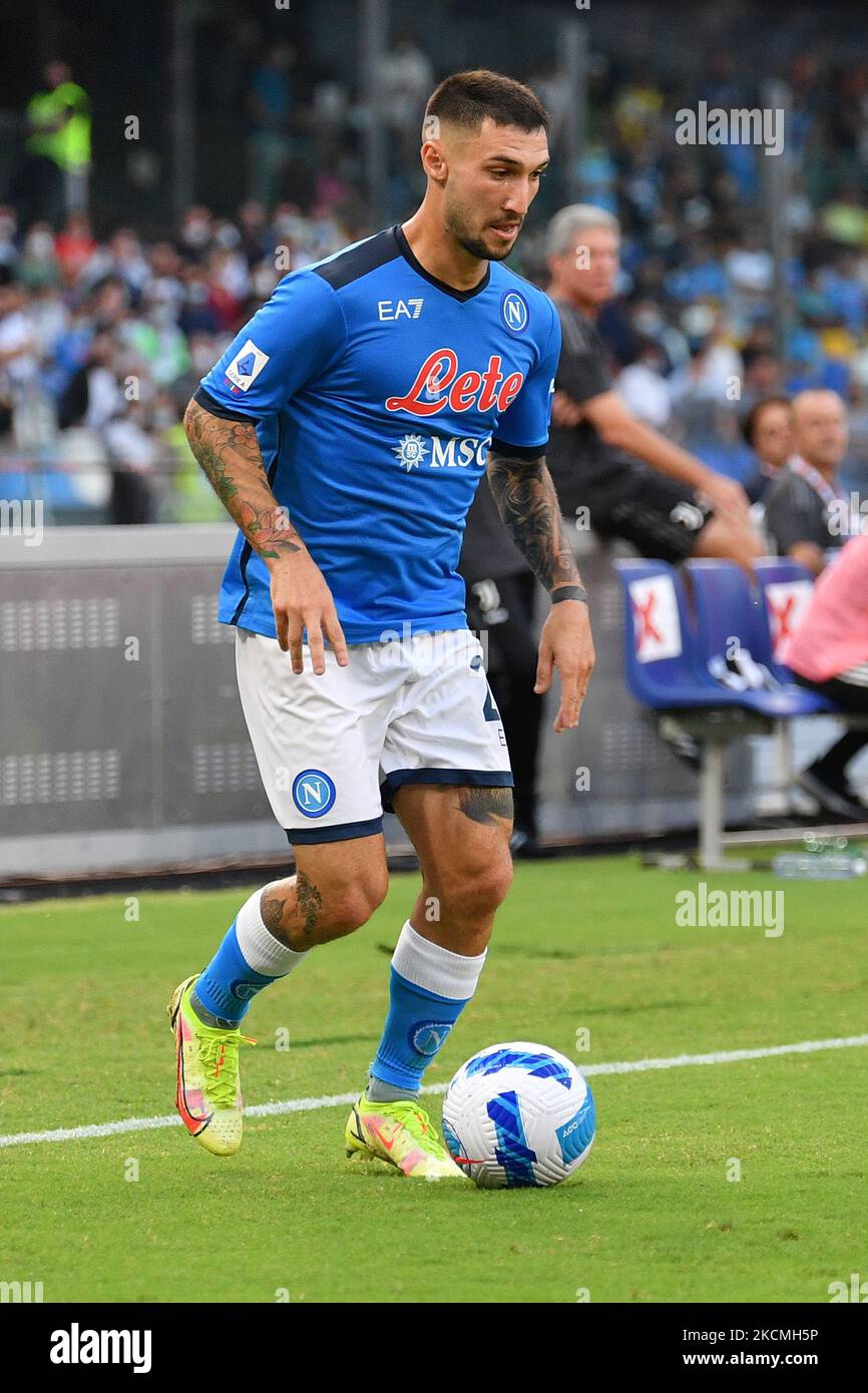 Napoli's forward Matteo Politano during the Italian football Serie A ...