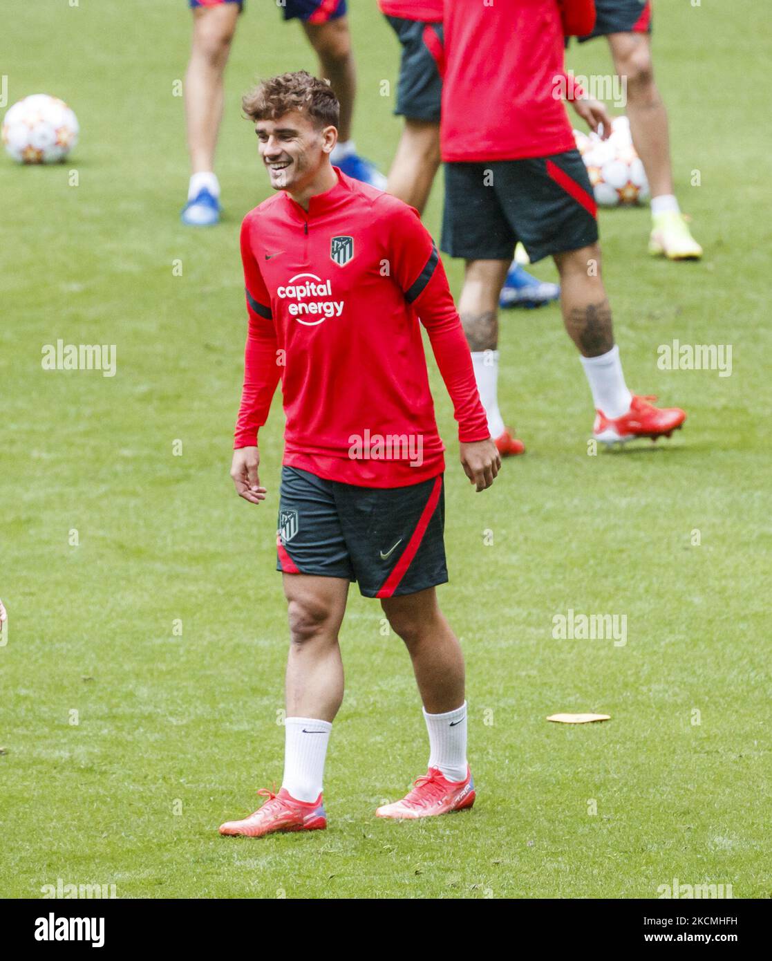 Griezmann during the Atletico de Madrid training session previous the ...
