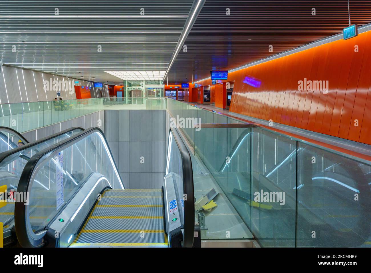 Tel-Aviv, Israel - May 26, 2022: View of the Allenby subway station (in ...