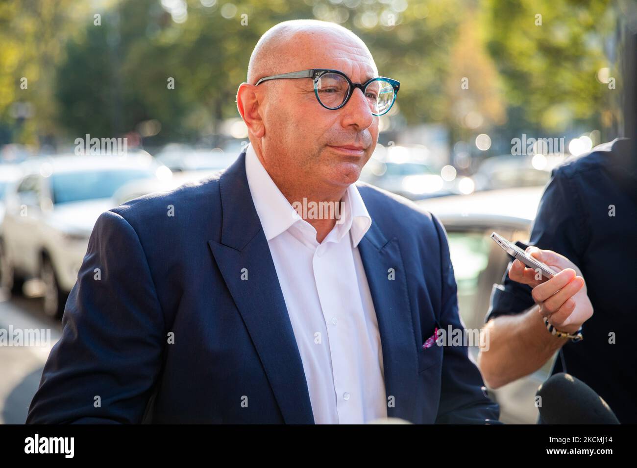 Minister of Tourism Massimo Garavaglia meets candidate Mayor Luca ...