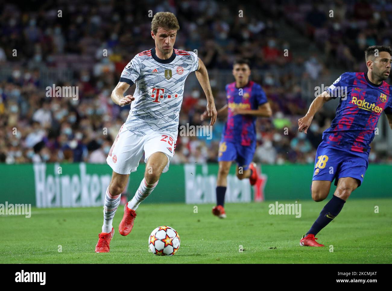 Thomas Mueller during the match between FC Barcelona and FC Bayern ...