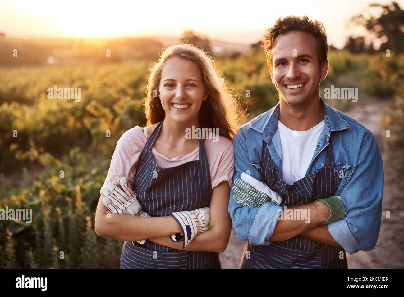 Small farmers are the ultimate entrepreneurs. Portrait of a confident ...