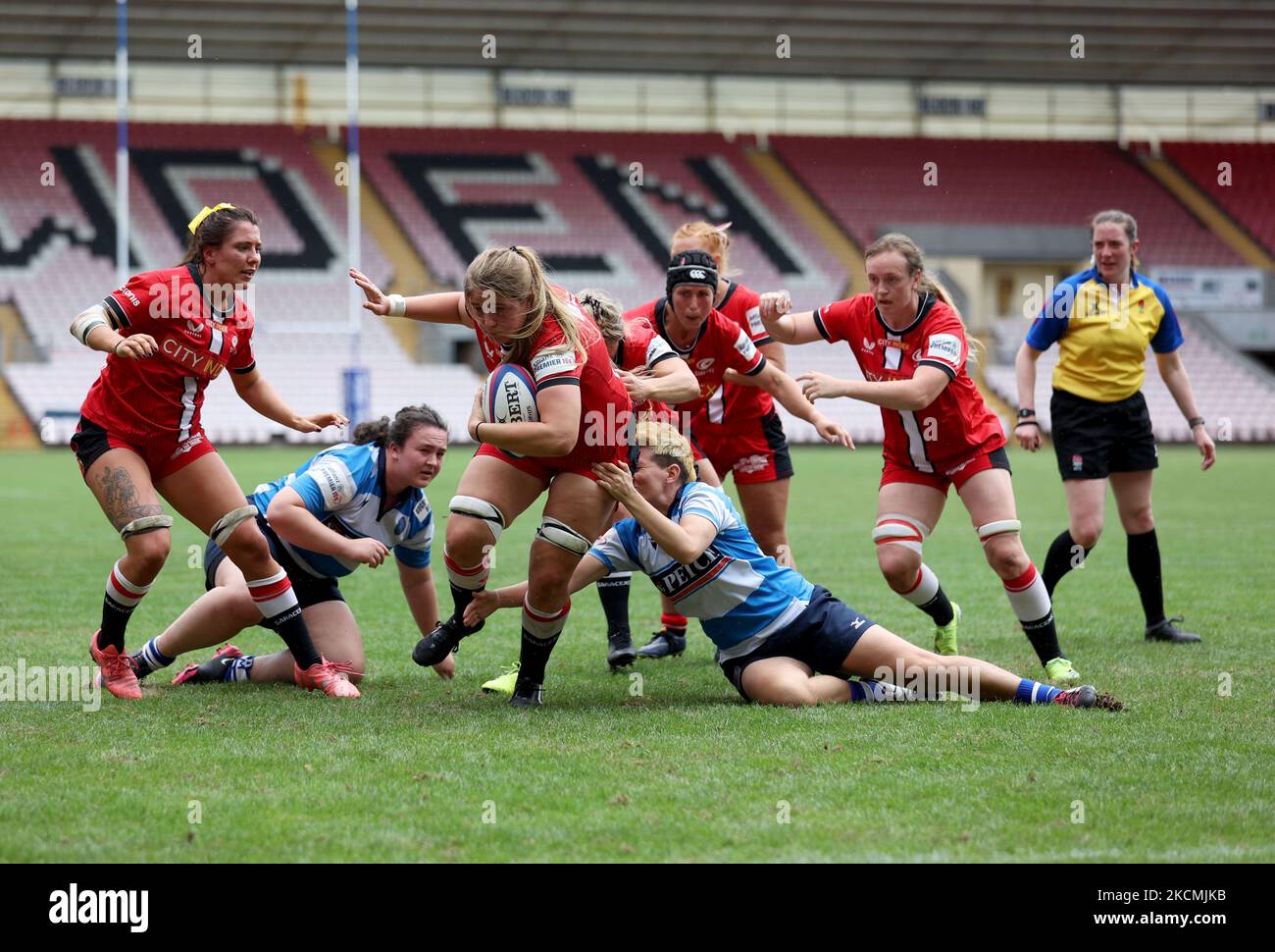 Poppy Cleall of Saracens Women during the WOMEN'S ALLIANZ PREMIER 15S ...