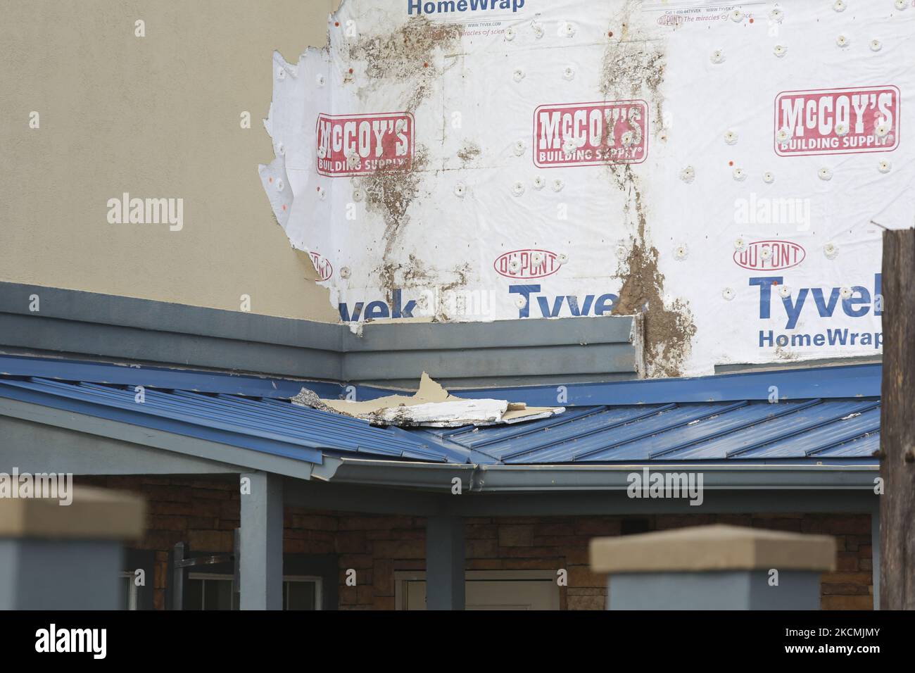 Galveston Beach Hotel West sustained major damage from Hurricane ...
