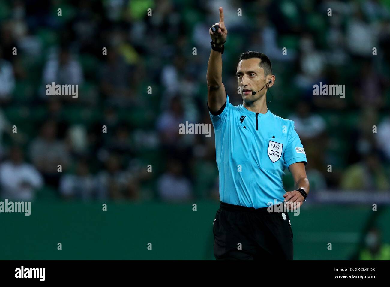 Referee Jose Maria Sanchez of Spain during the UEFA Champions League ...