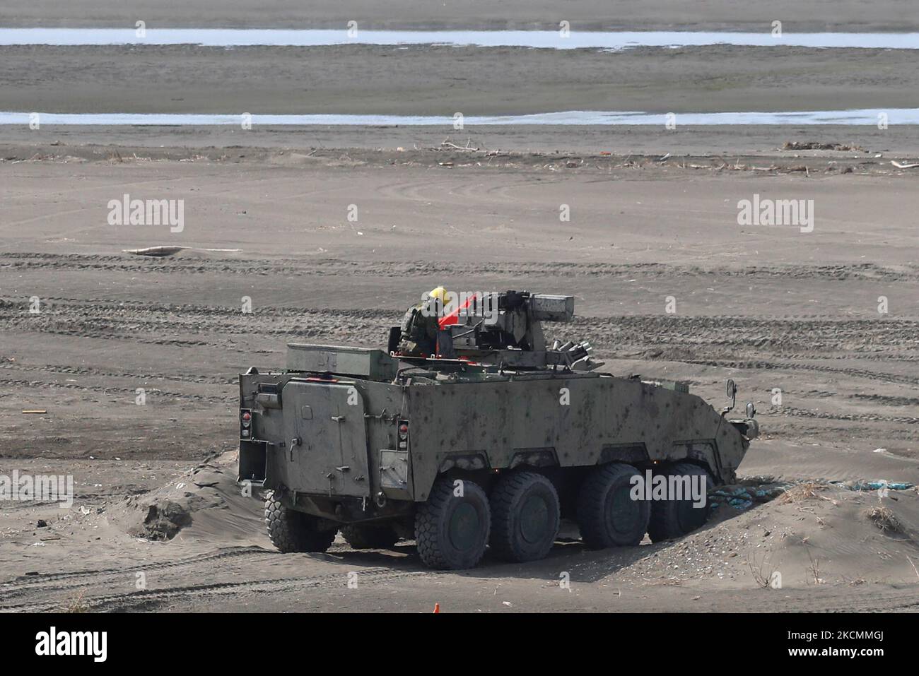 are deployed to carry out a shore defense operation as part of the 37th ...