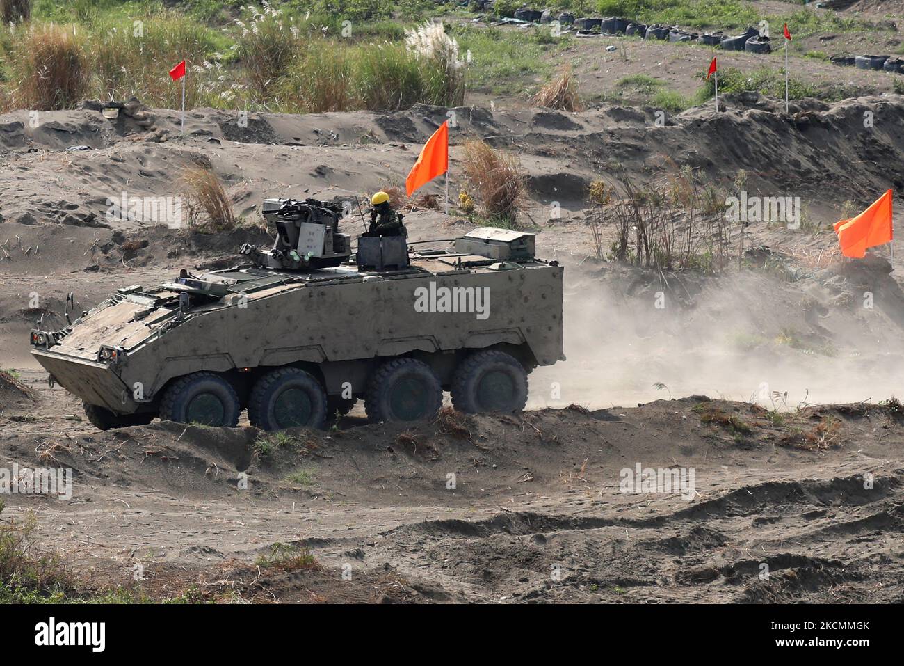 CM-32 Armoured Vehicles are deployed to carry out a shore defense ...