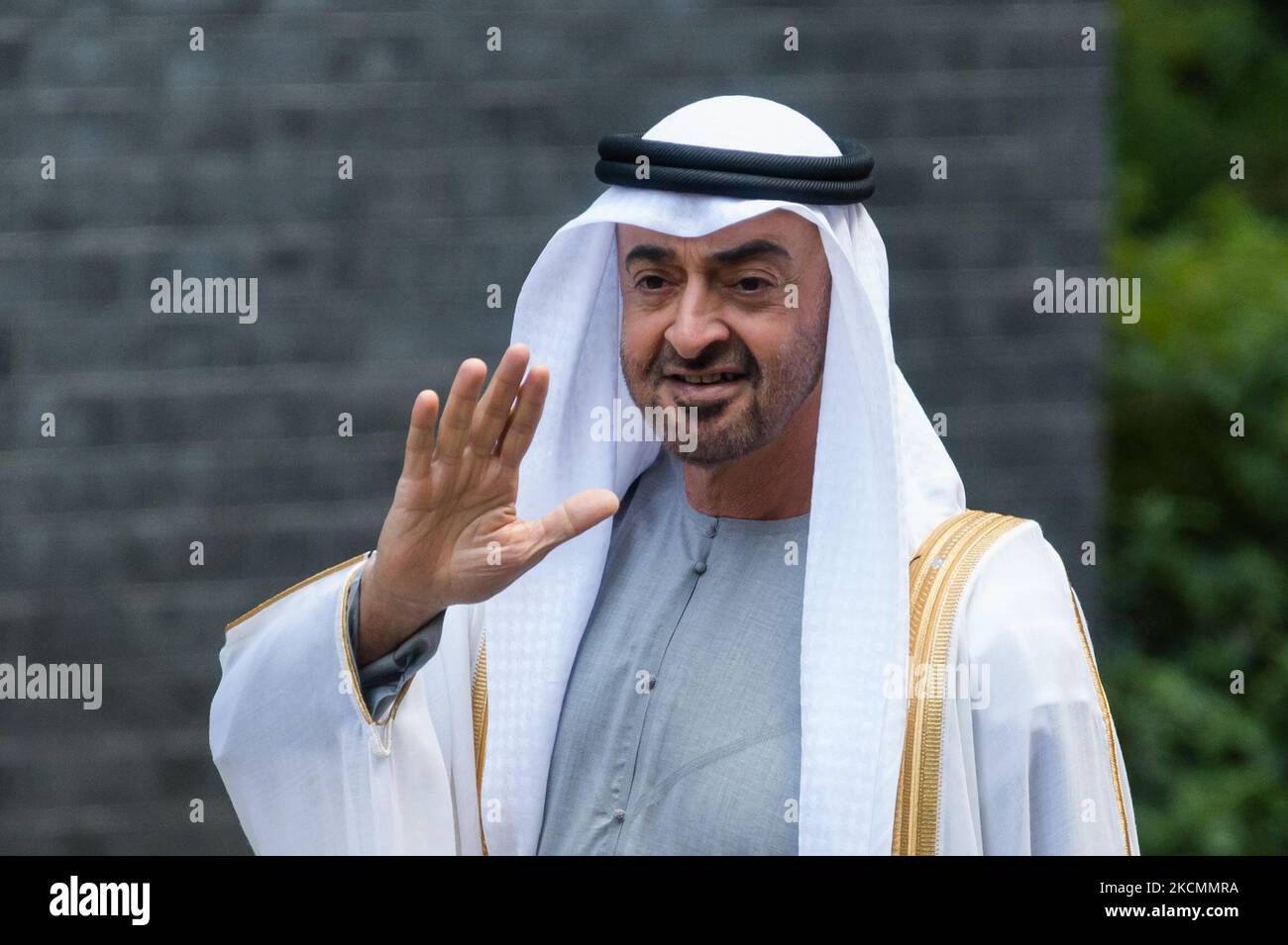 LONDON, UNITED KINGDOM - SEPTEMBER 16, 2021: Sheikh Mohammed bin Zayed ...