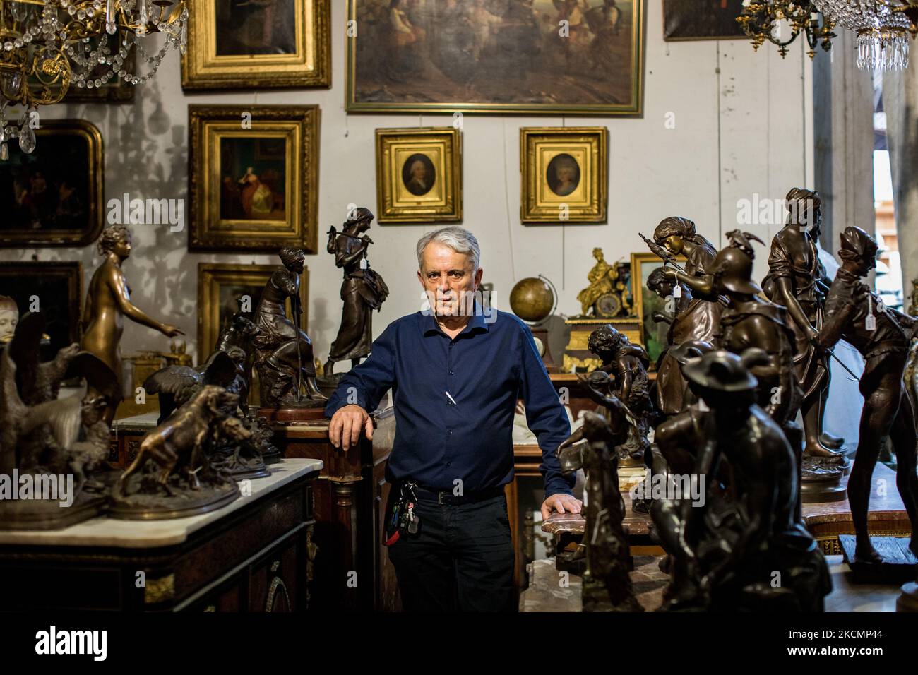 Saint-Ouen, France on July 20th 2021. Portrait of Albert Rodriguez in ...