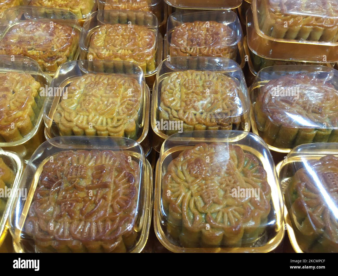 Moon cakes at a Chinese market during the Moon Festival in Toronto ...