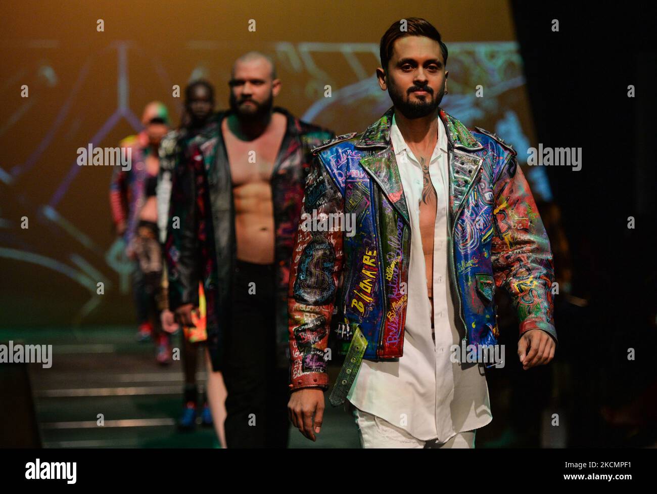 Models show off outfits by the Upcycled - Dov Alexander collection at ...