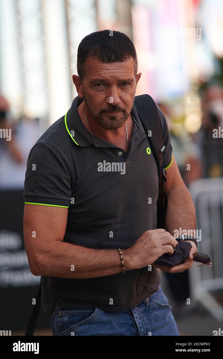 The Spanish actor Antonio Banderas arrived at the 69th San Sebastian ...