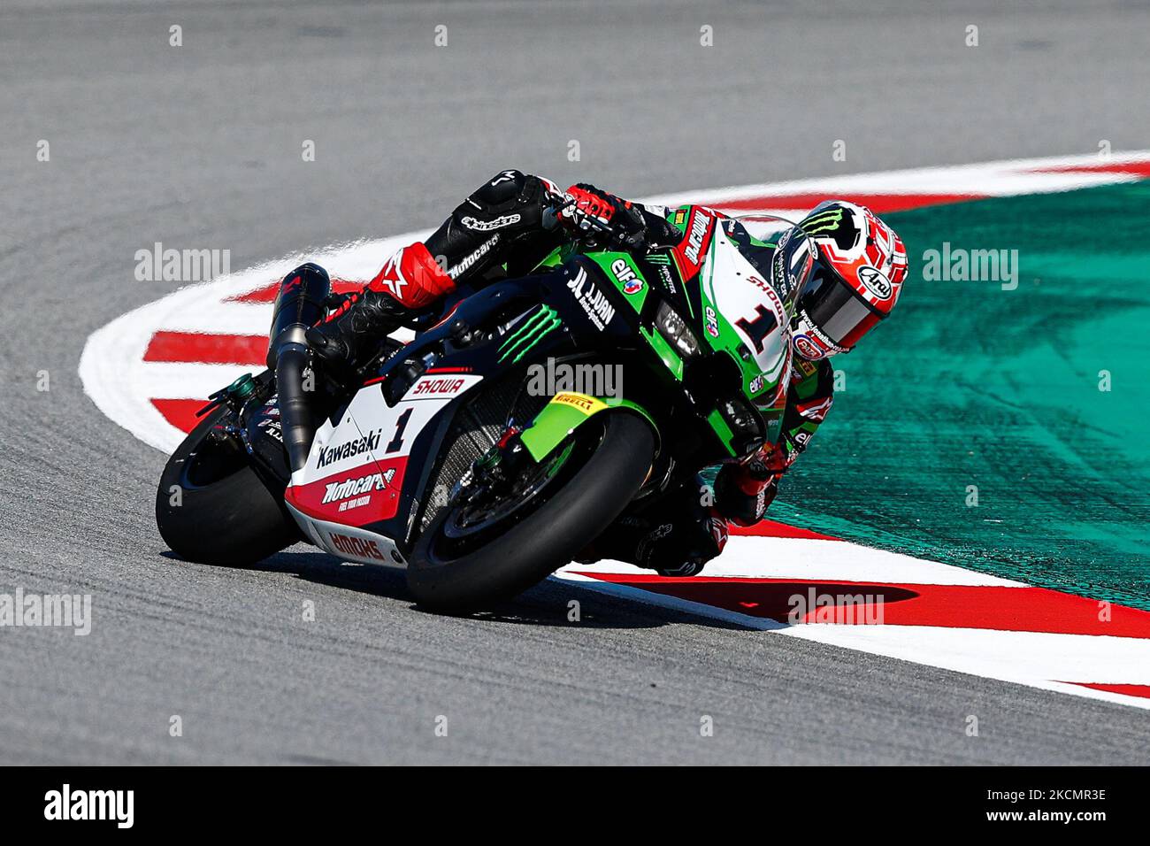 Jonathan Rea of Kawasaki Racing Team WorldSBK with during Hyundai N ...