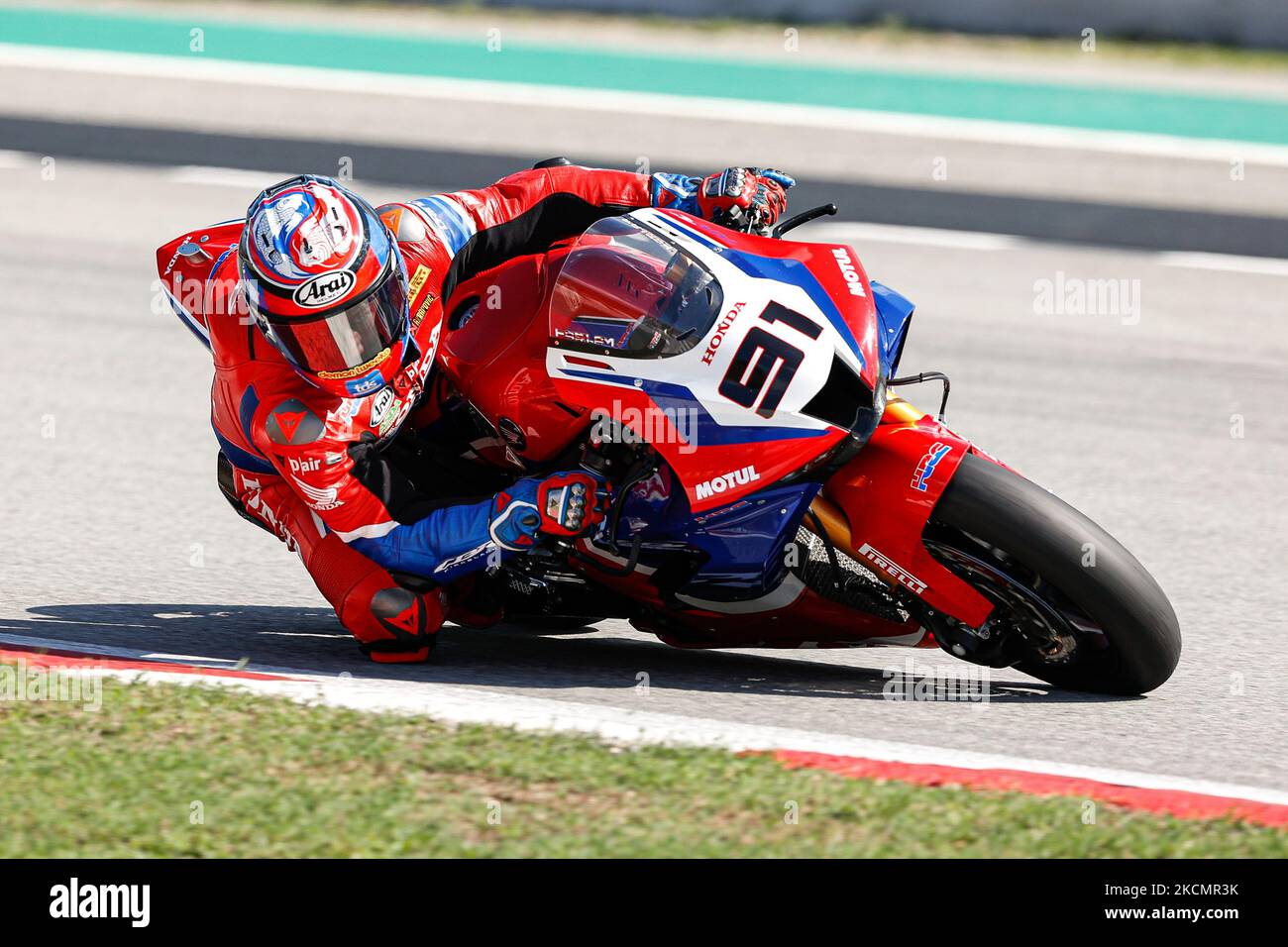 Leon Haslam HRC Team with Honda CBR1000 RR-R during Hyundai N Catalunya ...
