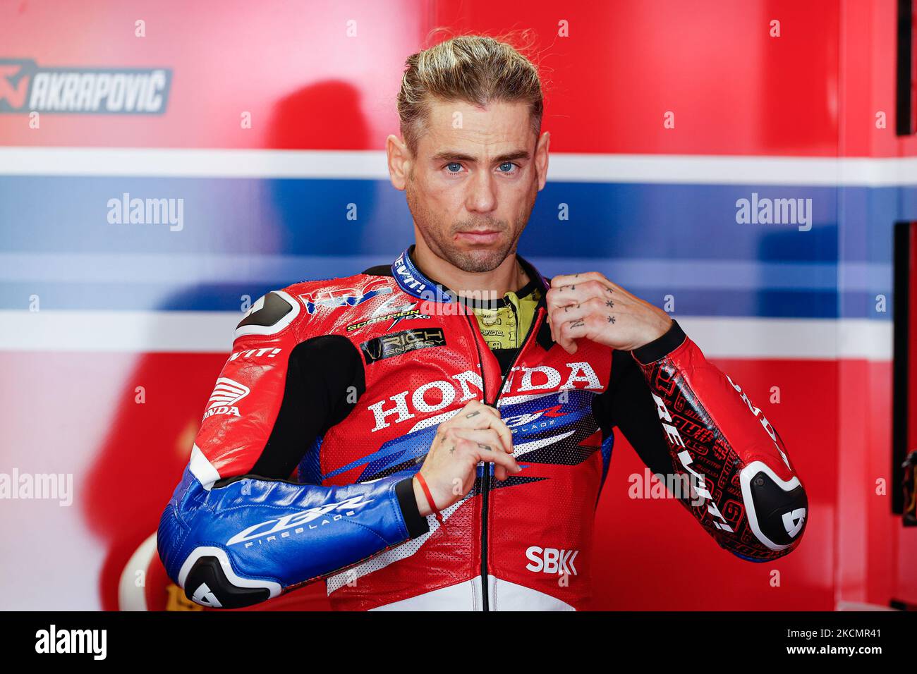 Alvaro Bautista of HRC Team with Honda CBR1000 RR-R during Hyundai N ...