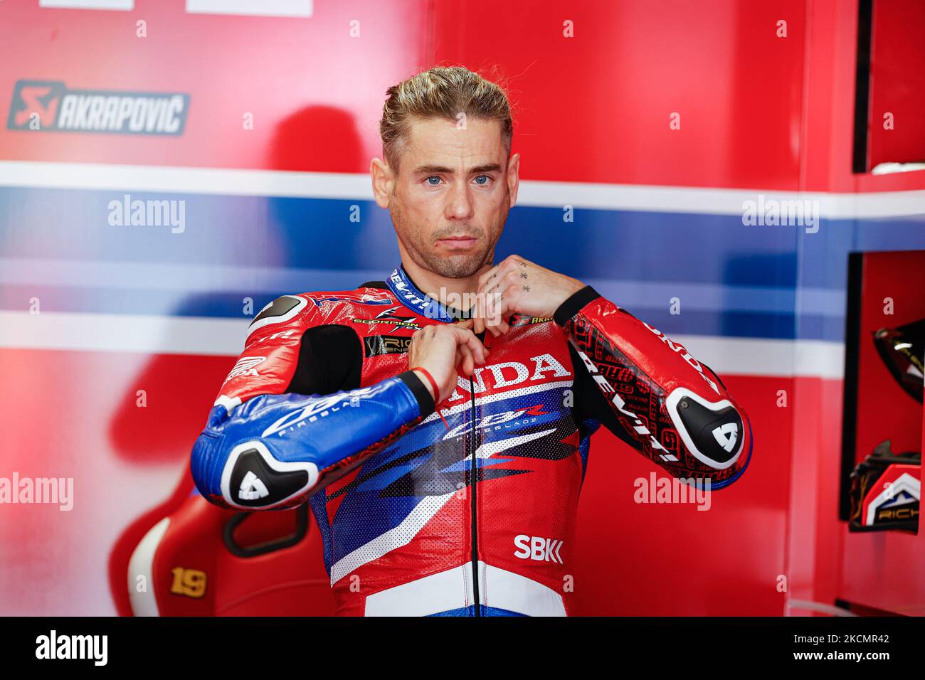 Alvaro Bautista of HRC Team with Honda CBR1000 RR-R during Hyundai N ...