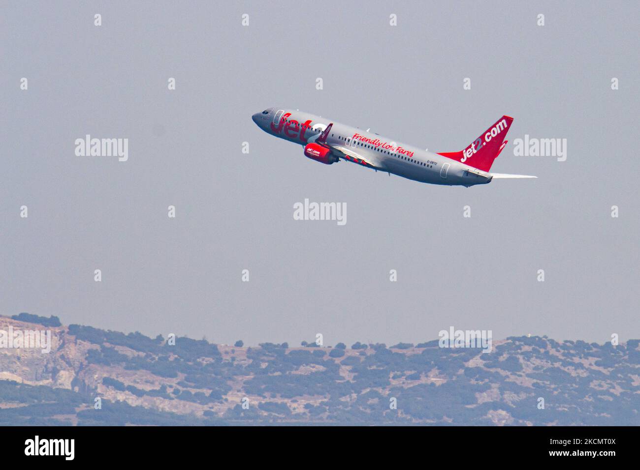 Jet2 Boeing 737-800 aircraft as seen departing and flying from the ...