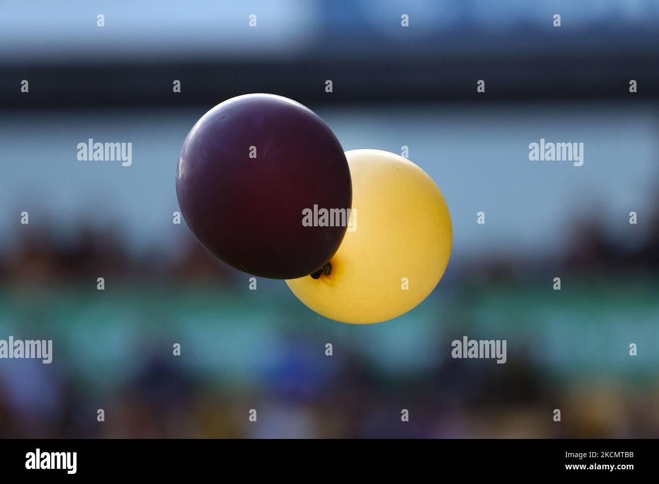 Football stadium balloons hi-res stock photography and images - Alamy