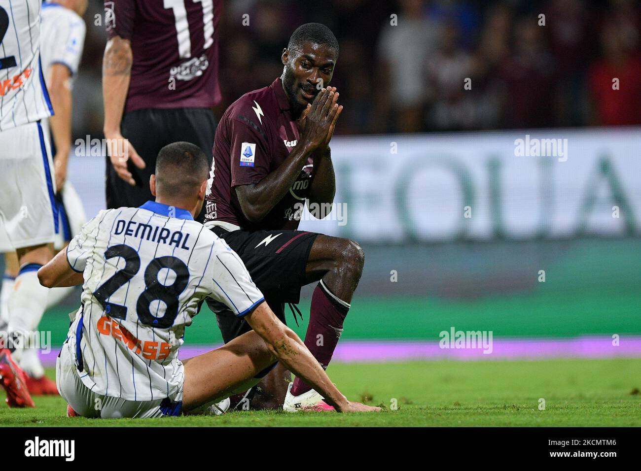 Cedric Gondo of US Salernitana 1919 looks dejected during the Serie A ...