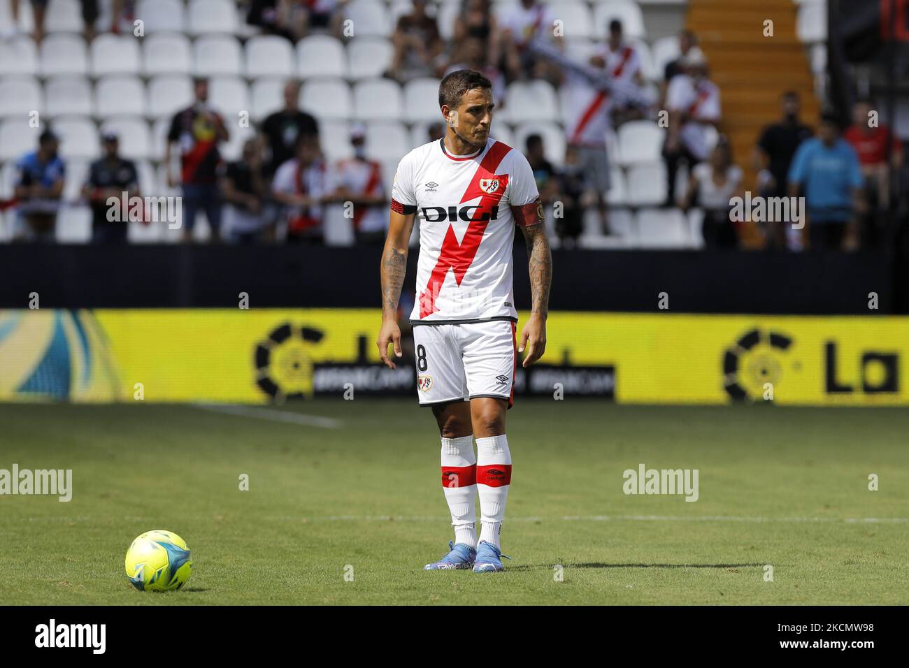 Oscar Trejo of Rayo Vallecano during the La Liga match between Rayo ...