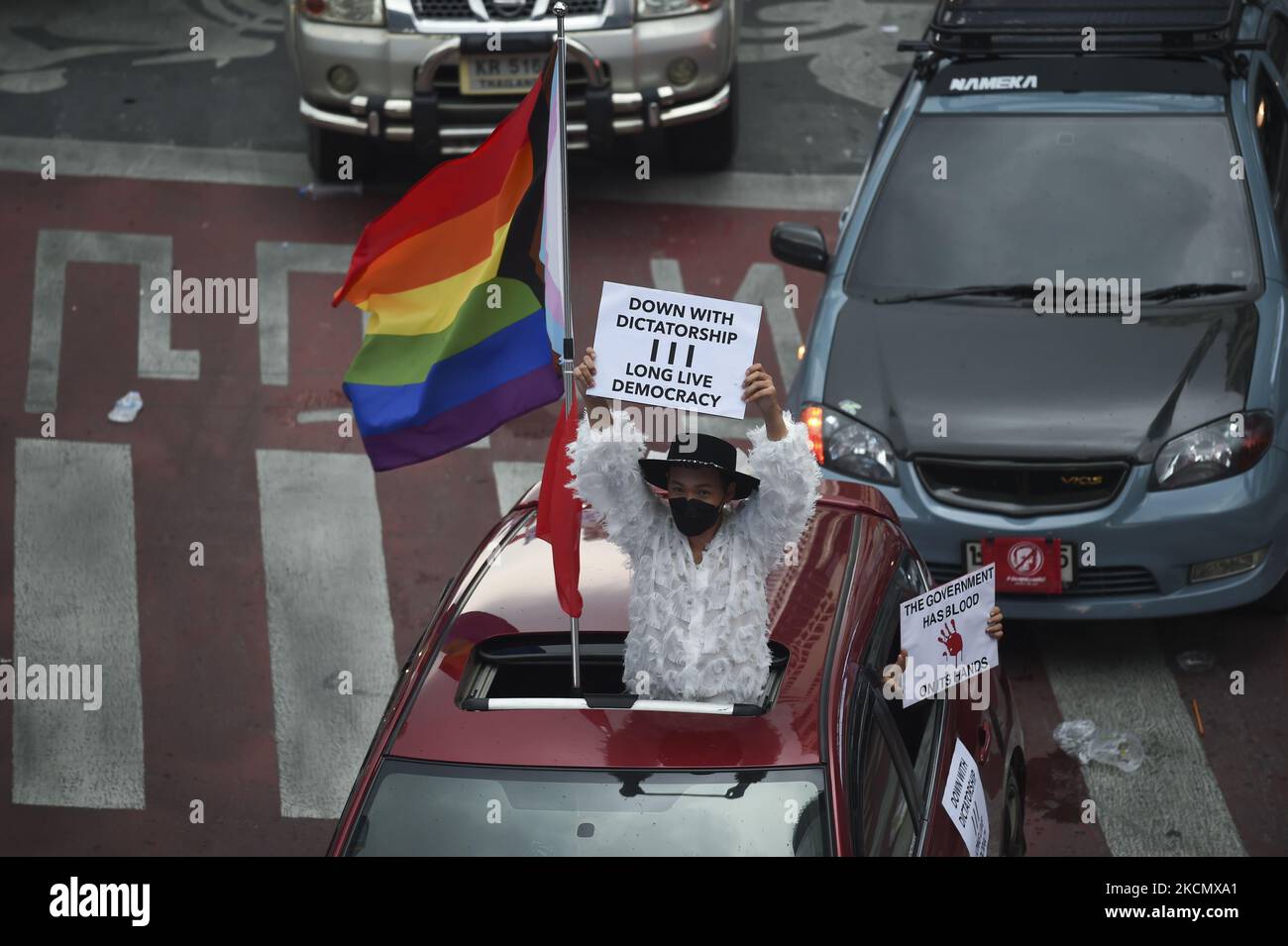 Car mob rally hi-res stock photography and images - Alamy