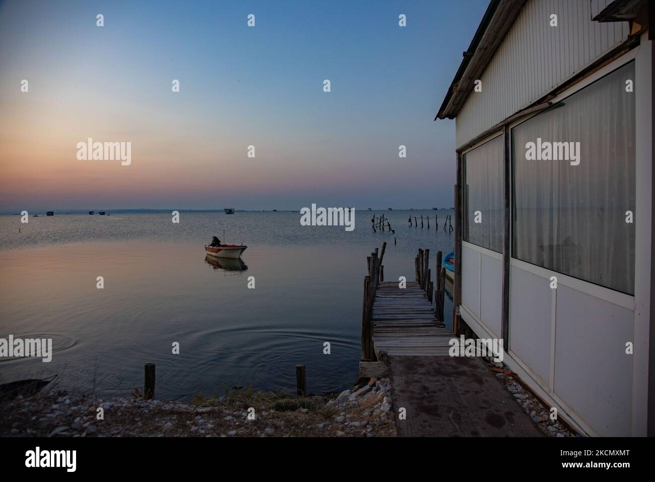 Hut on edge pier hi-res stock photography and images - Alamy