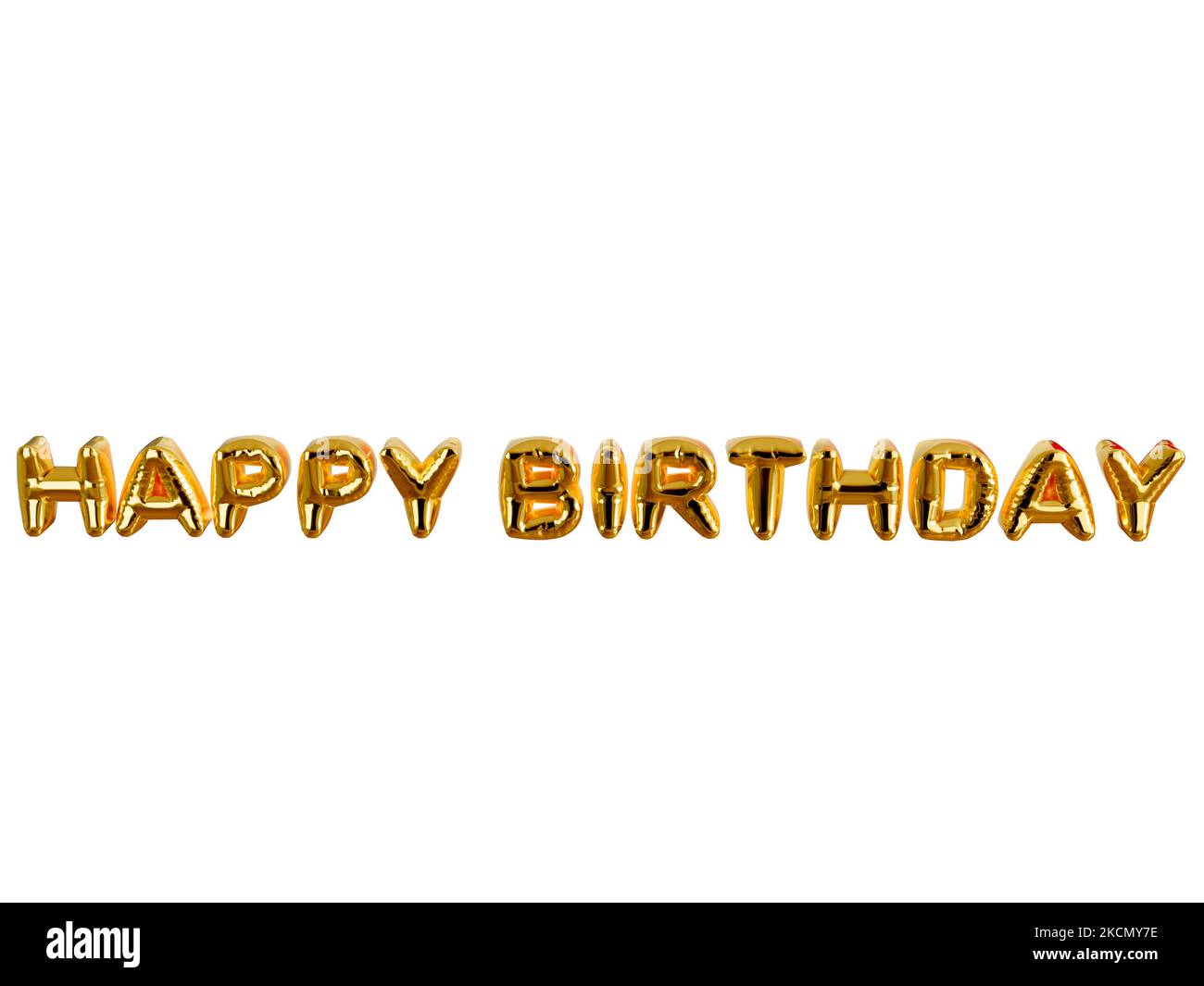Happy birthday text balloons letters hi-res stock photography and ...