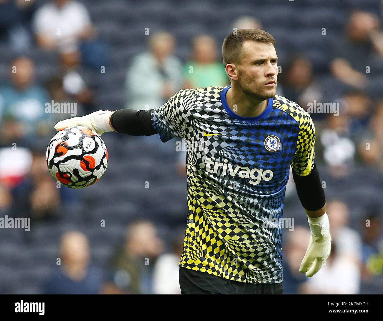 London, England - August 19:Chelsea's Marcus Bettinelli during the pre ...