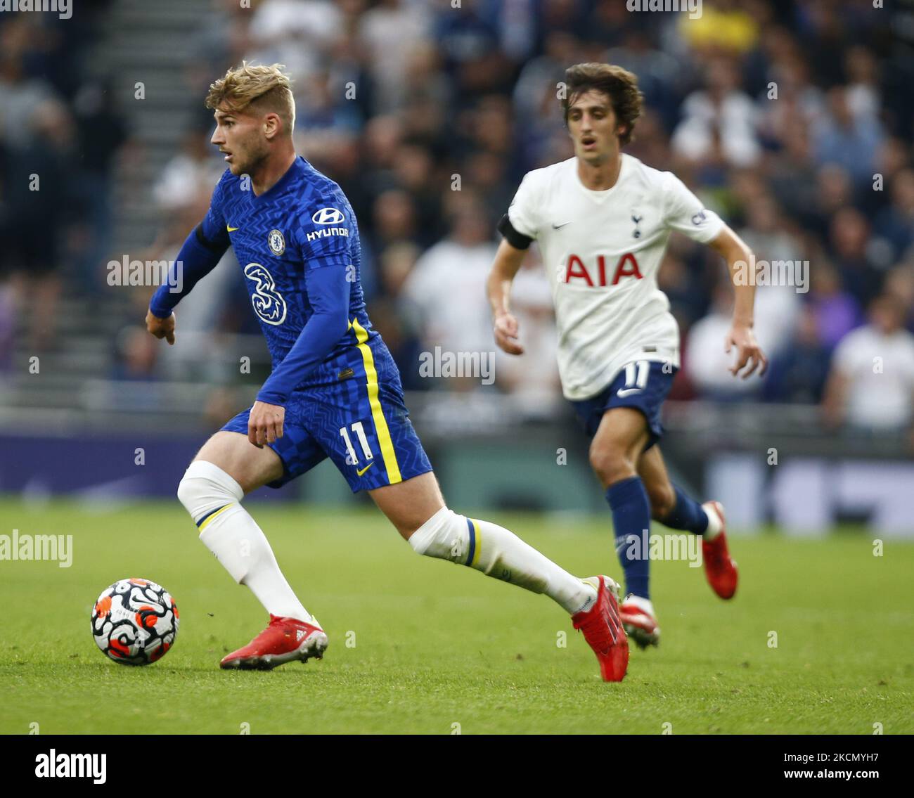 Chelsea's Timo Werner during Premier League between Tottenham Hotspur ...