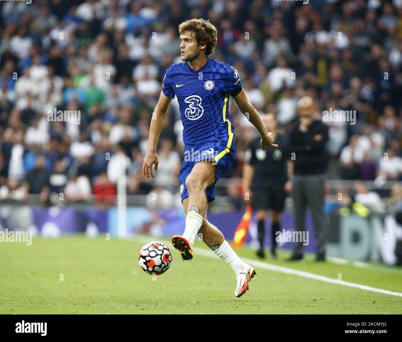 Chelsea's Marcos Alonso during Premier League between Tottenham Hotspur ...