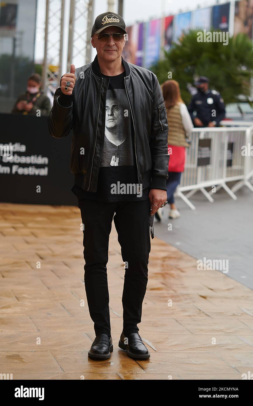 the Spanish actor Roberto Alamo arrived at the 69th San Sebastian Film ...