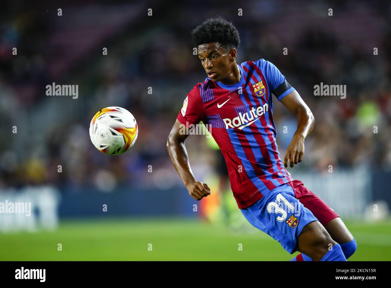 31 Alex Balde of FC Barcelona during the La Liga Santader match between ...