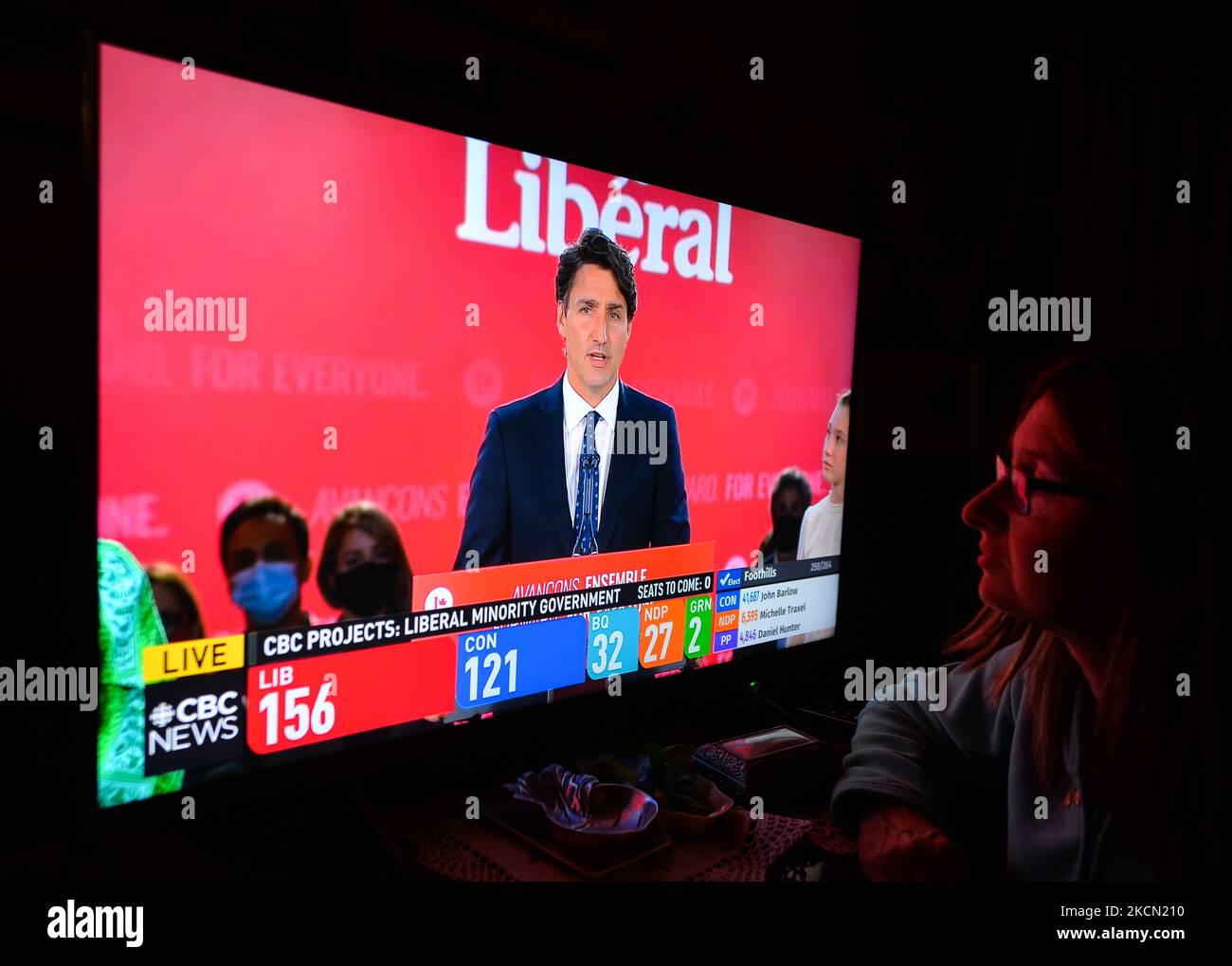 Trudeau campaign posters hi-res stock photography and images - Alamy