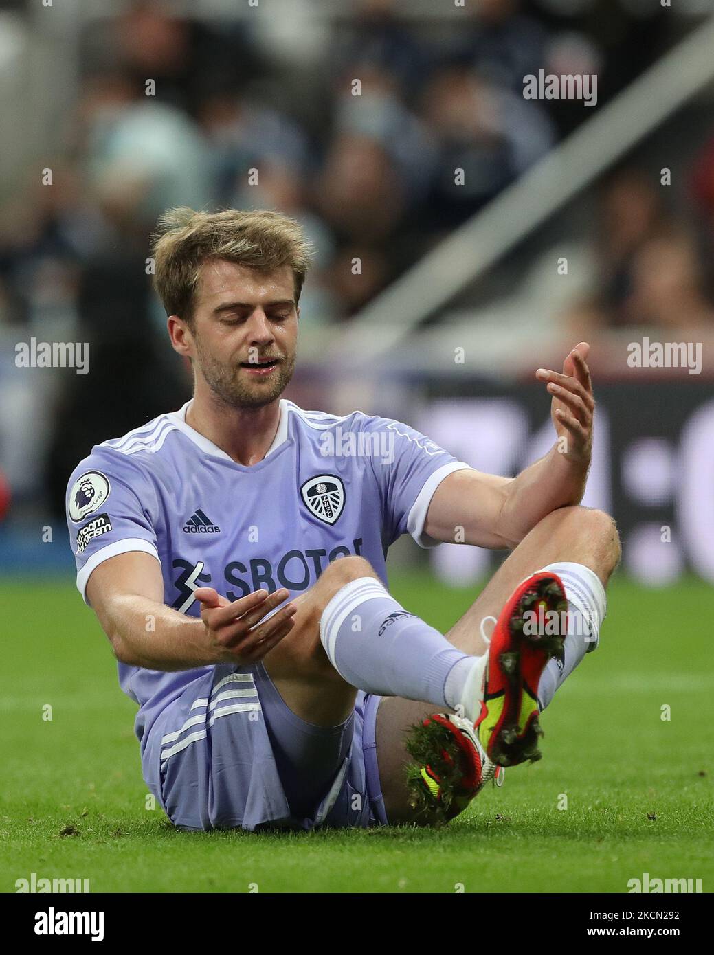 Leeds United's Patrick Bamford during the Premier League match between ...
