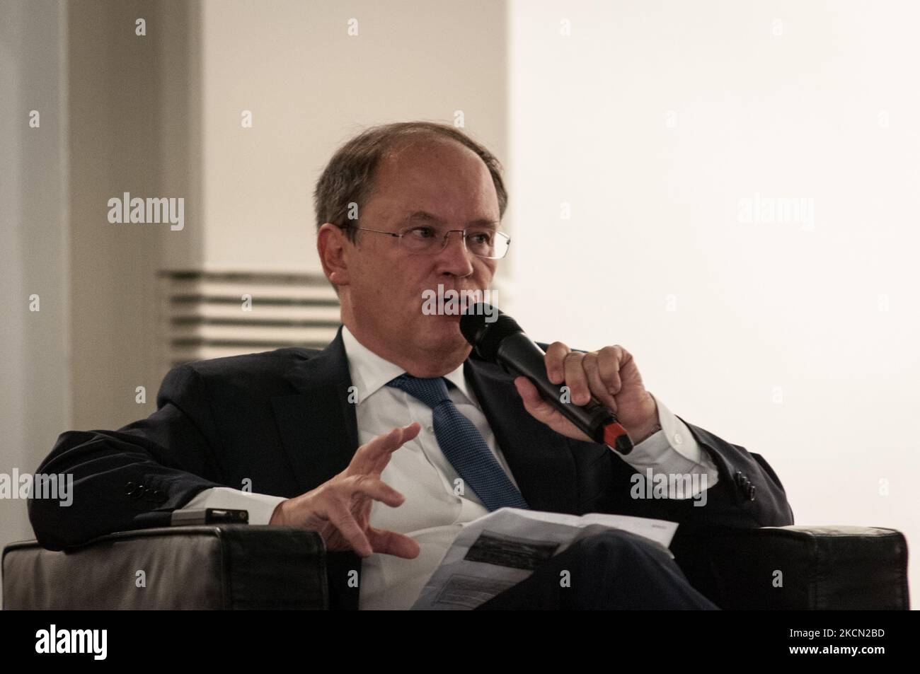Silvio Gizzi during the press conference for the presentation of the ...