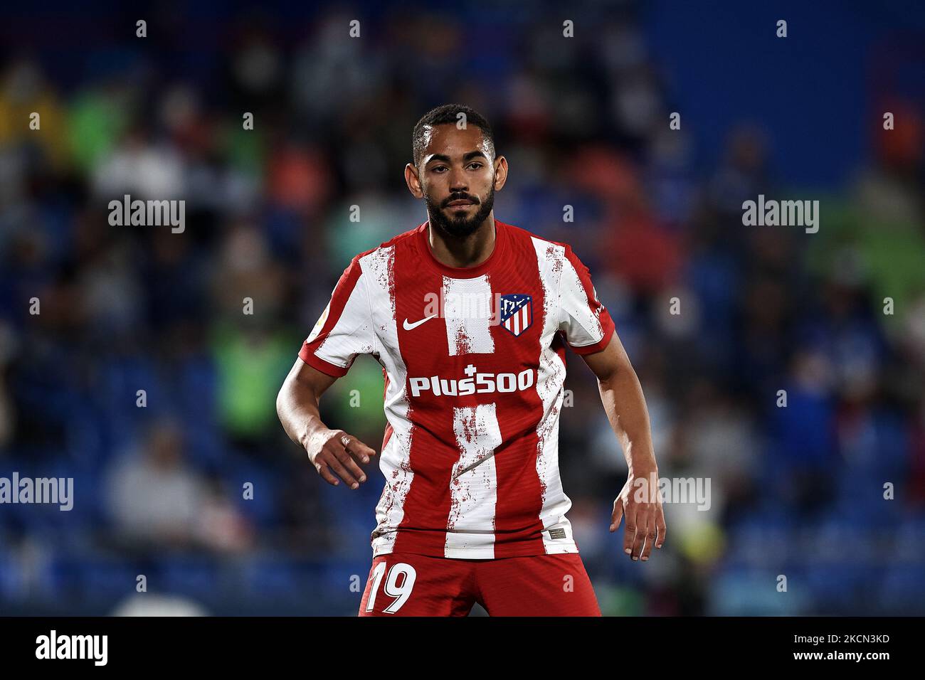 Matheus Cunha of Atletico Madrid during the La Liga Santander match ...