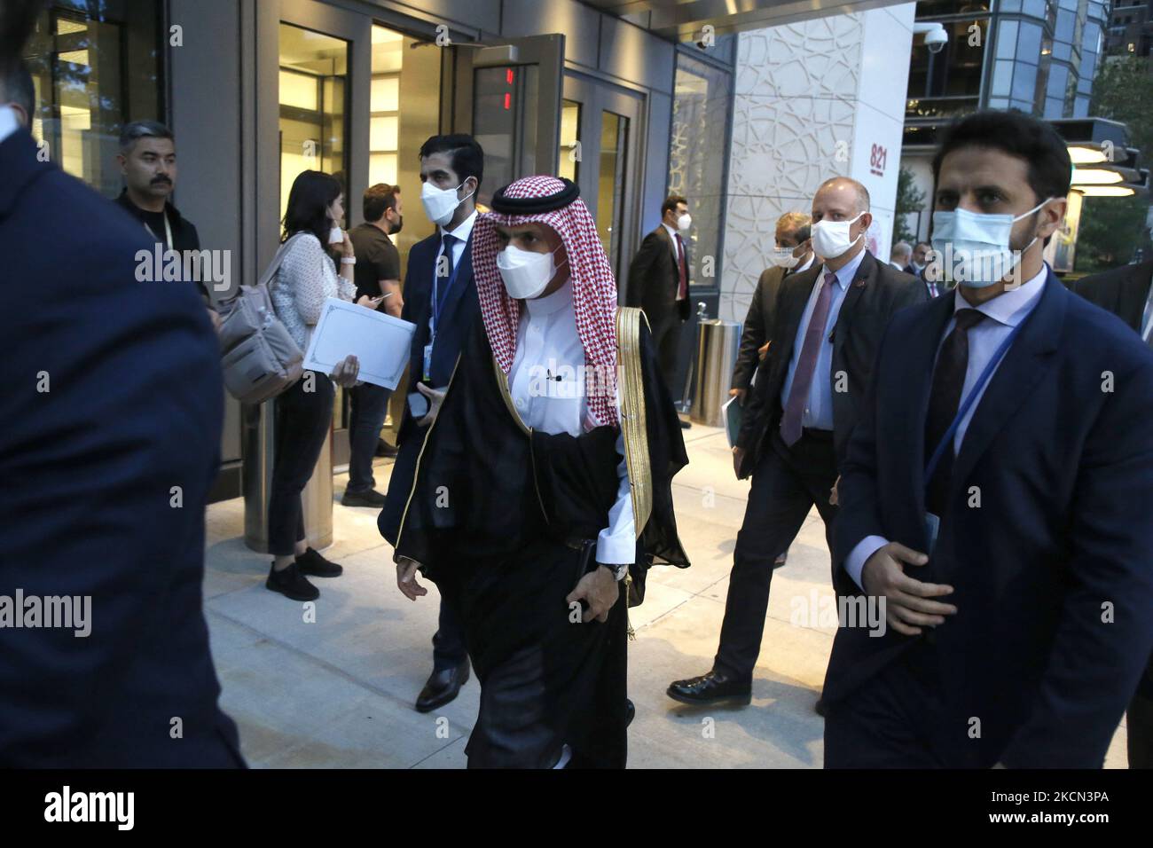 Saudi Arabian foreign Affairs Minister Prince Faisal Bin Farhal Al-Saud ...