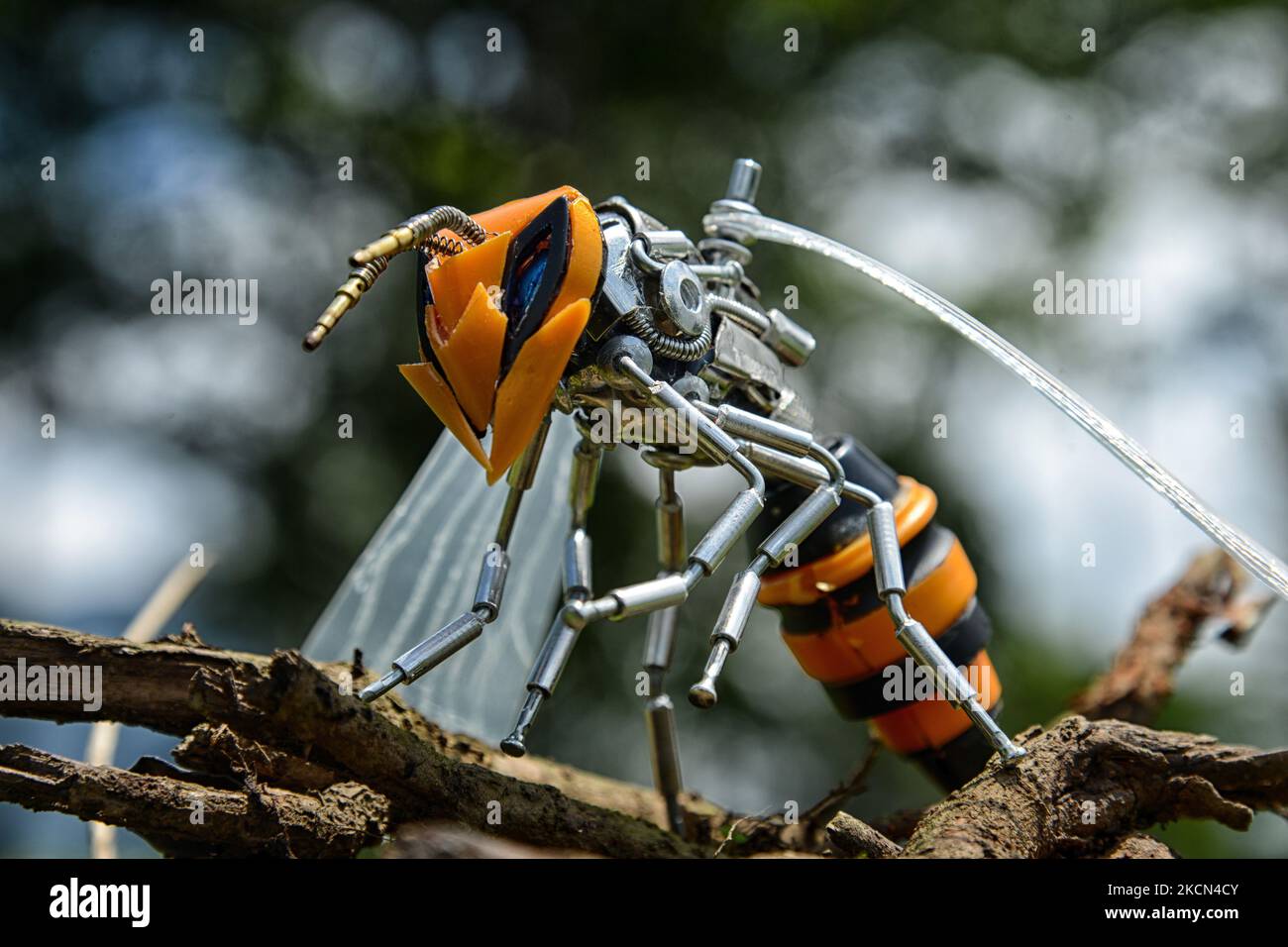 Transformers bee action figures are displayed in Puncak, Bogor, West ...