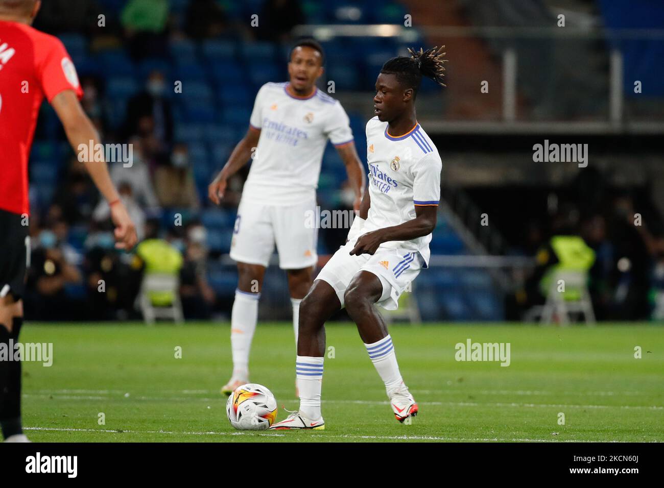 Eduardo Camavinga of Real Madrid in action during the La Liga match ...