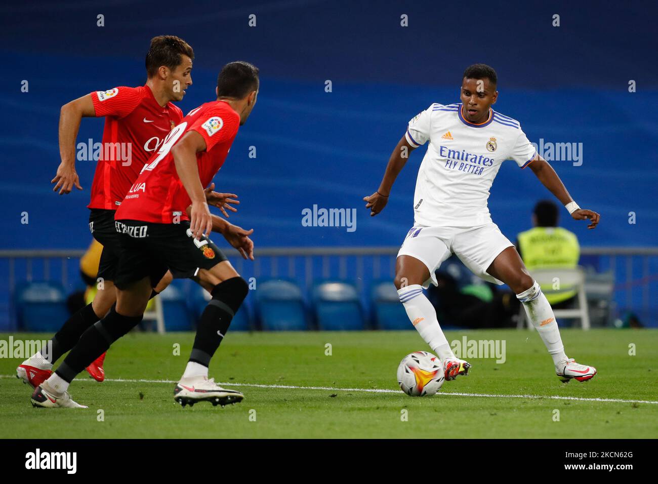 Rodrygo of Real Madrid in action during the La Liga match between Real ...
