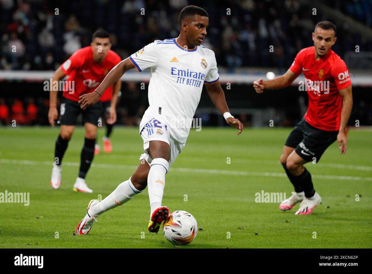 Rodrygo of Real Madrid in action during the La Liga match between Real ...