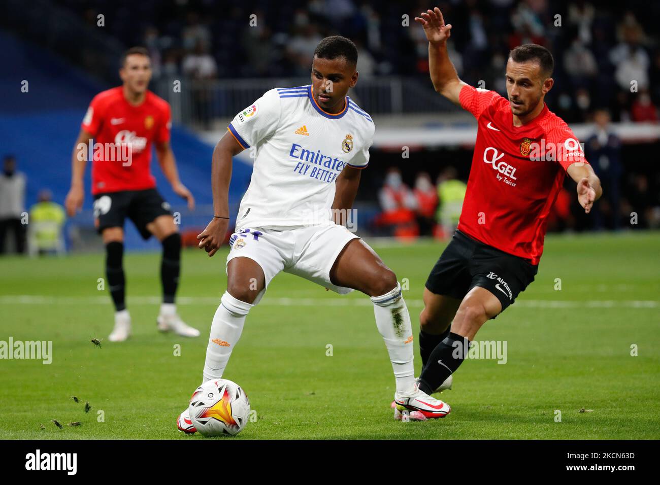 Rodrygo of Real Madrid in action during the La Liga match between Real ...