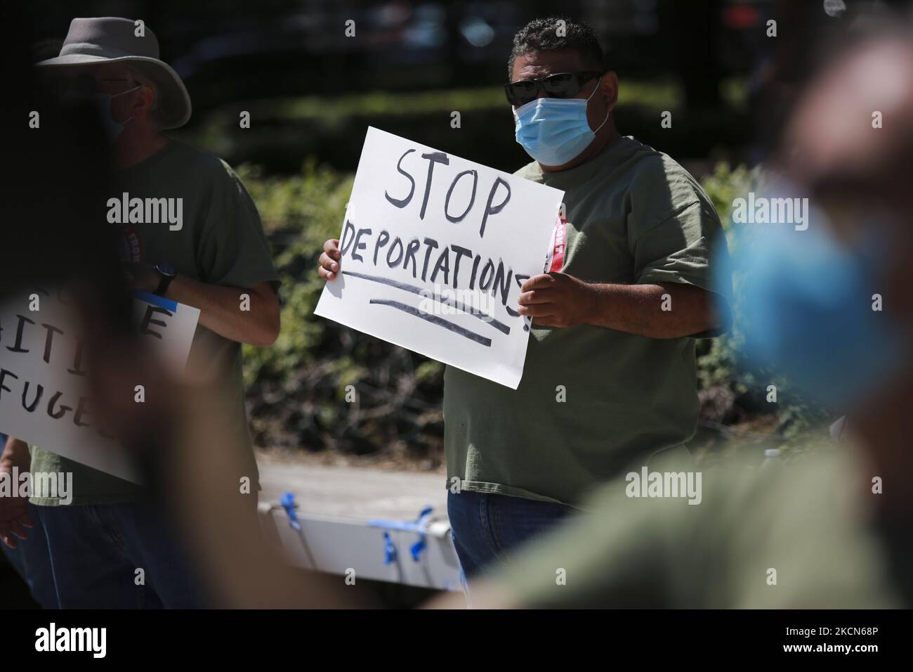 Texas protest border hi-res stock photography and images - Alamy