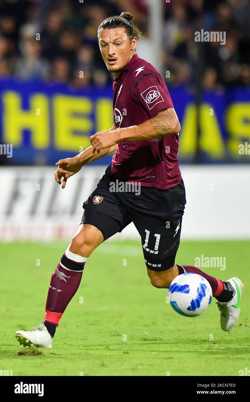 Salernitana's forward Milan Djuric during the Italian football Serie A ...