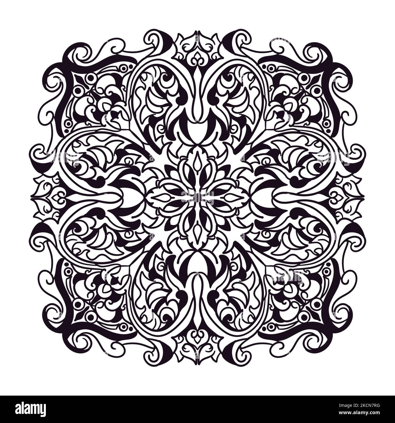 Basic mandalas to coloring for kids. Mandalas geometric pattern, Warm ...