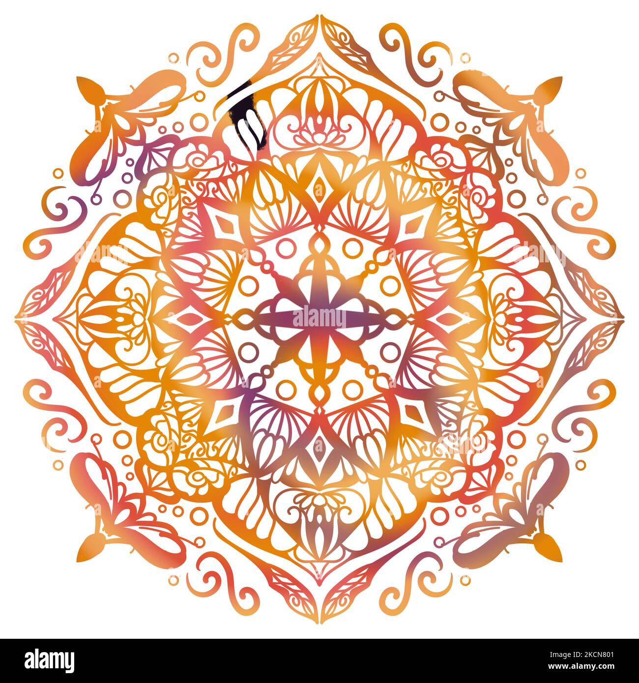 Basic mandalas to coloring for kids. Mandalas geometric pattern, Warm ...