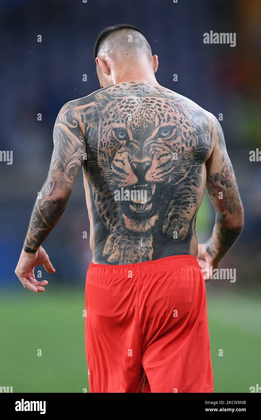 Daniel Agger Back Tattoo