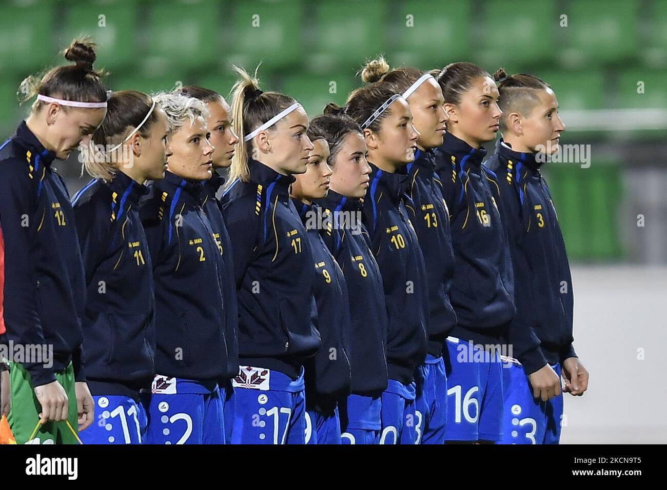 Moldova first eleven Natalia Munteanu, Cristina Cerescu, Dumitrita ...