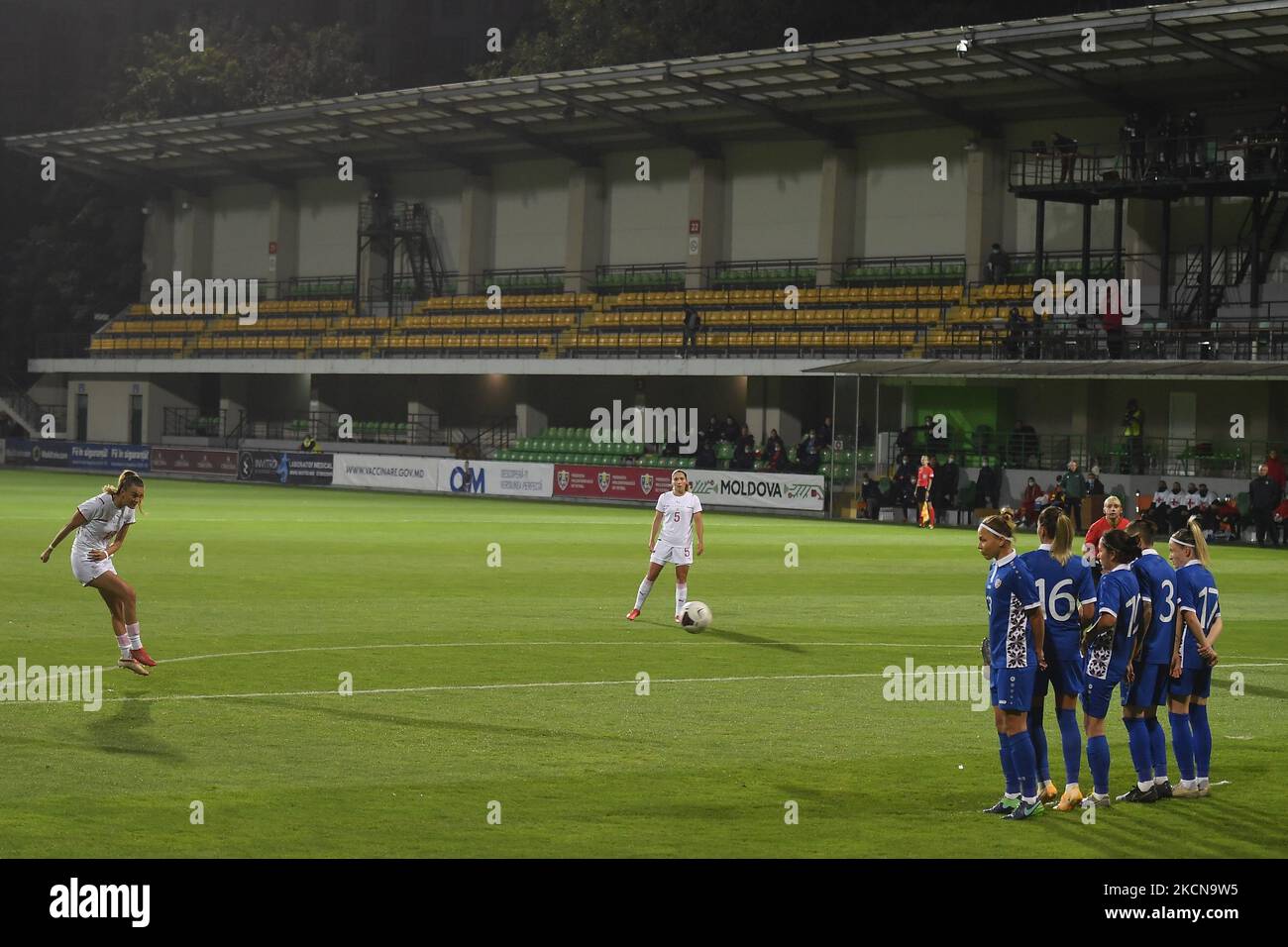 Riola Xhemaili during the FIFA Women's World Cup 2023, Qualifying Round ...