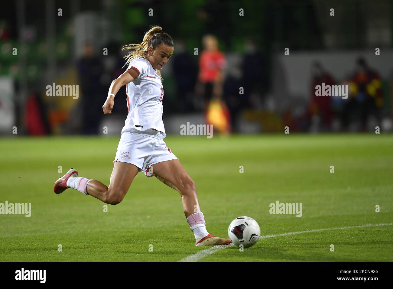 Riola Xhemaili during the FIFA Women's World Cup 2023, Qualifying Round ...